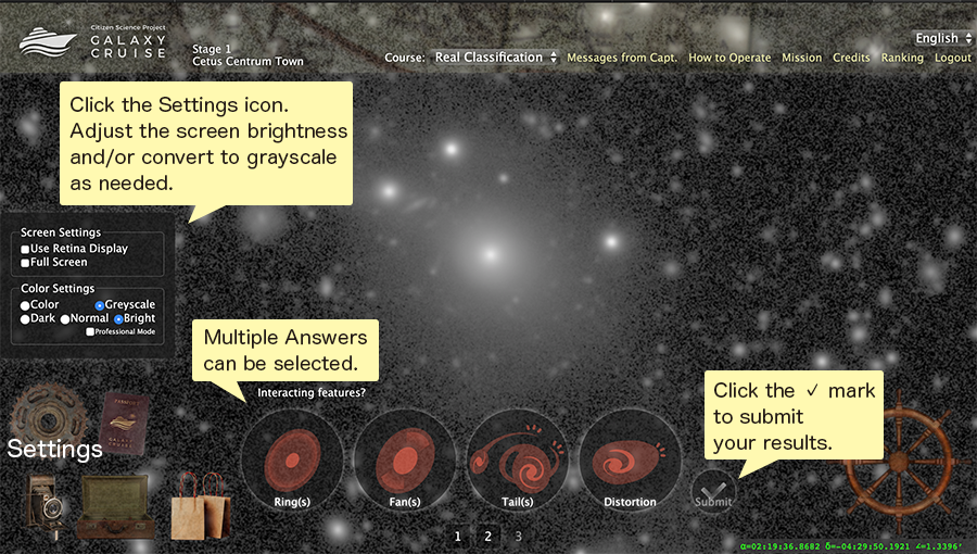 How to Operate ｜ GALAXY CRUISE